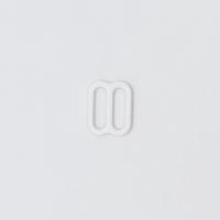 China 10mm Customized White Plastic Bra Strap Slides And Rings for sale