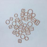 China SGS Swimwear Buckle Bra Ring Adjuster Alloy With Nylon Coated for sale