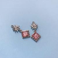 China Fashion Gold Silver Square Rhinestone Bra Bow Pendant Charm for sale