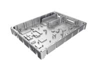 China Square A380 Aluminum Die Casting Auto Parts Products Anodizing Passivation 2.2KGS for sale