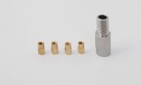China Nickel Plating Aluminum CNC Prototype Customized 6063 Steel Turned Parts for sale