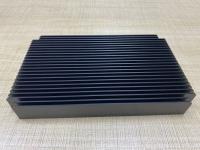 China Black Precision Aluminium Extrusion 6063 Heat sink 700g For Electronic Products for sale
