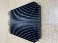 China Black Precision Aluminium Extrusion 6063 Heat sink 700g For Electronic Products for sale