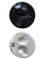 China Round Medical Plastic Injection Parts Molding ABS For Micro Hook Parts for sale