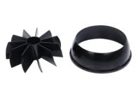 China Round Medical Plastic Injection Parts Molding ABS For Micro Hook Parts for sale