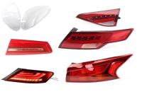China Car Headlight Red Plastic Injection Parts ABS Transparent Injection Molding for sale
