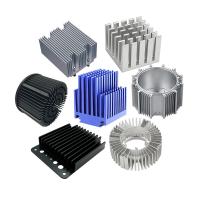 China CNC Machining Aluminum Extrusion Parts Heat Sink Customization 0.03mm Tolerance for sale