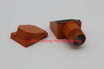 China Water Pump Adapter Die Cast Mold ADC12 SKD61 Steel With Orange Painting for sale