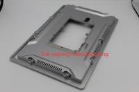 China Silver Painting Die Cast Molds Medical Displayer Back Cover ADC12 Polishing for sale