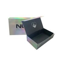 China 4C Finish Folding Glitter Holographic Gift 1400g Cardboard Box With Magnetic Closure for sale