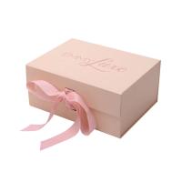 China Clothing Art Paper Luxury Pink Gift Box CMYK T Shirt Packaging Box for sale