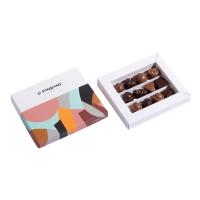 China Macaron Brownie Food Packaging Box UV Empty Chocolate Boxes With Inserts for sale