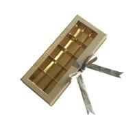 China Logo Hot Stamping Packaging Box With Window Luxury Birthday Chocolate Box Gift for sale