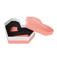 China UV Coating Candy Heart Shaped Chocolate Box Packaging Cardboard Love Heart Box for sale