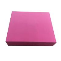 China Hot Stamping Pink Corrugated Shipping Boxes Magnetic Lid Packing Box For Shirts for sale