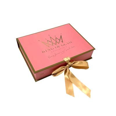 China Stamping Hair Extension Paper Packaging Box For Wig Custom Logo for sale