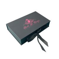 China Human Hair Extension Packaging Box Custom Wig Boxes With Logo Satin Insert for sale