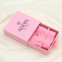 China BSCI Fashion Jewelry Packaging Box Pink Blue Custom Jewelry Packaging With Logo for sale