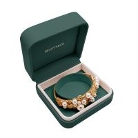 China Embosses Leather Ring Box Hat Packaging Jewelry Packaging For Small Business for sale