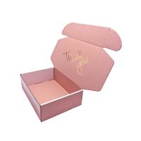 China 100-130g Fancy Clothes Shipping Packaging Box OEM Heavy Duty Cardboard Boxes for sale