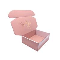 China 100-130g Fancy Clothes Shipping Packaging Box OEM Heavy Duty Cardboard Boxes for sale