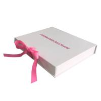 China Logo Printing Festival Mother'S Day Treat Box Plain Gift Box With Ribbon Closure for sale