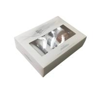 China Hair Care Set Cardboard Box For Luggage PVC  Packing Boxes With Window Packaging for sale