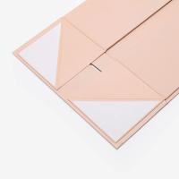 China 4C CMYK  T Shirt Shipping Packaging Pink Gift Box With Ribbon OEM for sale