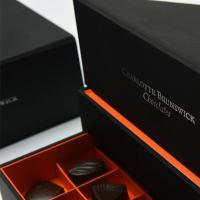 China Vanishing  4C Food Packaging Box Folding Truffle Box Packaging for sale