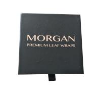 China Folding Matt Gift Packaging Box Paper Black Magnetic Gift Box for sale