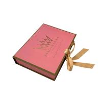 China Rectangular Pink Paper Packaging Box Gift Luxury Hair Extension Packaging for sale