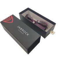 China Book Shaped Jewelry Packaging Box Dust Proof Sunglasses Storage Case for sale