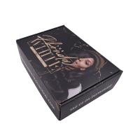 China Logistics Shipping Cardboard Boxes Black Shipping Boxes Custom Designed for sale