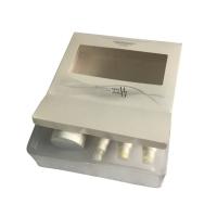 China Glossy PVC Travelling Hair Care Subscription Box With Window Packaging for sale