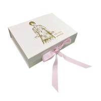 China Folding Empty Custom Packaging Box Personalized Packaging Boxes With Bow for sale