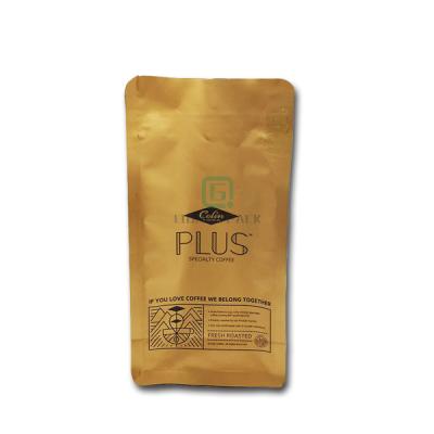 China 70 Micron Degassing Valve Coffee Bags , Biodegradable Coffee Bags With Valve for sale