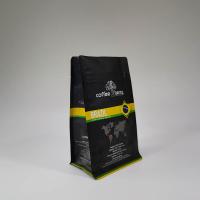China OPP 80mm Coffee Pouch With Valve , Side Gusset Pouch With Zipper for sale