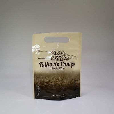 China 260mmx200mm 90 Micron Stand Up Pouch With Handle for sale