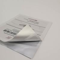 China 120 Micron 140x120mm White Kraft Paper Pouches , Kraft k Stand Up Pouch for sale