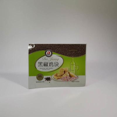 China Custom Printing Aluminized Laminated  For 300g Black Peper Chicken Nuggets for sale