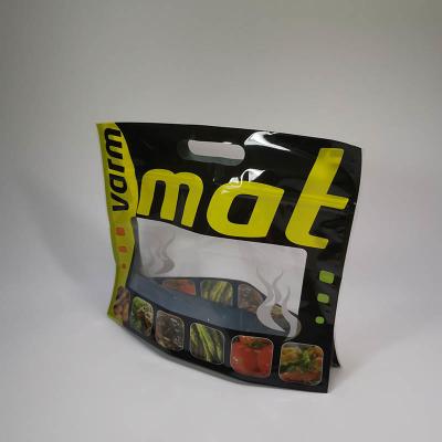 China 410mmx250mm 70 Micron Vegetable Packaging Bags , Custom Plastic Bags For Food for sale