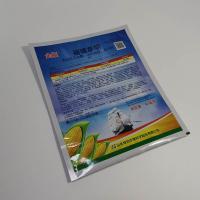 China 40ml 1.3 Oz 270mmx220mm 110 Micron Fertilizer Packaging Bag , 3 Side Seal Bag for sale