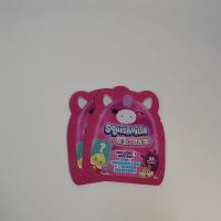 China Toys Mini Gravure Printing 3 Side Seal Flat Pouch for sale