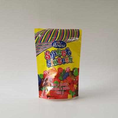 China Snacks PET Airproof Stand Up Pouches For Food Packaging for sale