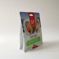 China 200mmx150mm 45mm 100 Micron Pet Food Flexible Packaging for sale
