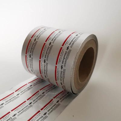 China 120mm 30 Micron 1 Mil PTP 4 Inch Printed Packaging Film Roll for sale