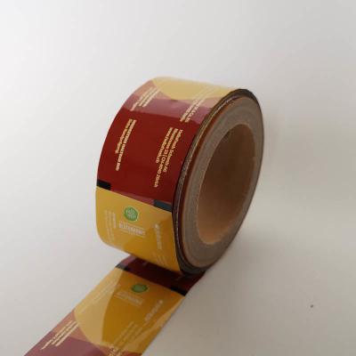 China LDPE 55mm 85 Micron Printed Packaging Film Roll for sale