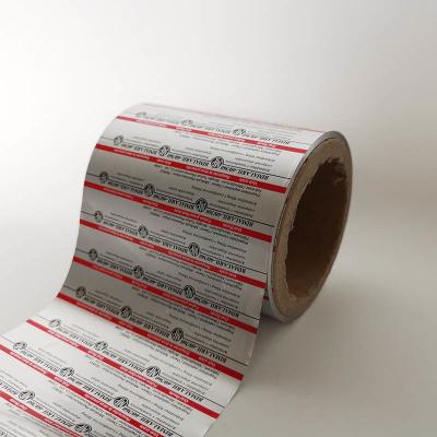 China Medical PTP 115mm 20 Micron 0.7 Mil Printed Packaging Film Roll for sale