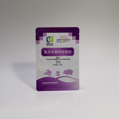 China Blank Zip Lock VMPET Aluminium Foil Standing Pouch for sale