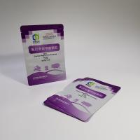 China Blank Zip Lock VMPET Aluminium Foil Standing Pouch for sale